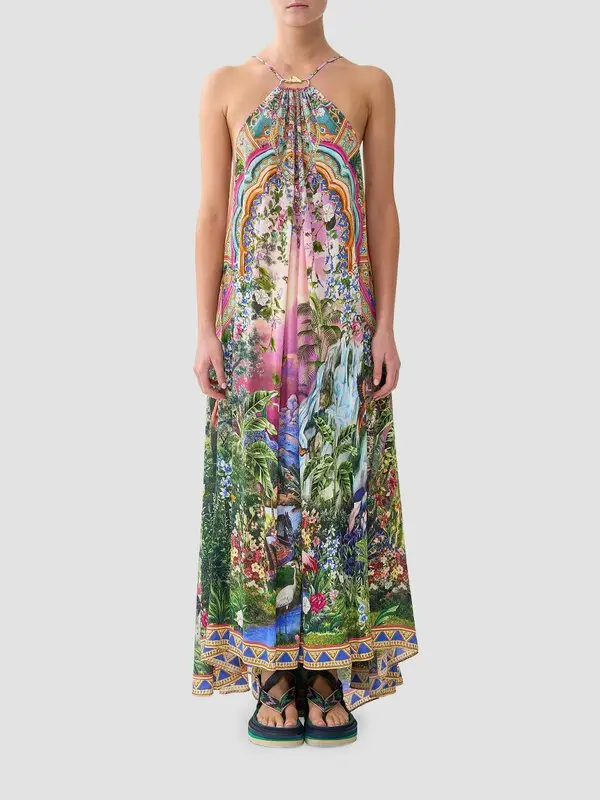 Camilla Turkish Delight Hardware-accent Maxi Dress
