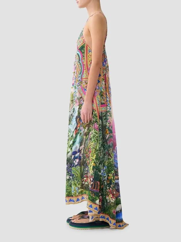 Camilla Turkish Delight Hardware-accent Maxi Dress