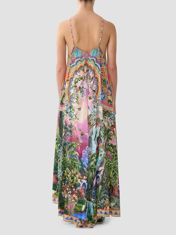Camilla Turkish Delight Hardware-accent Maxi Dress
