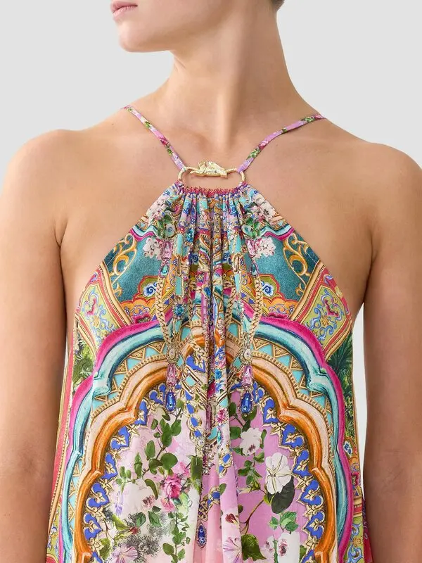 Camilla Turkish Delight Hardware-accent Maxi Dress