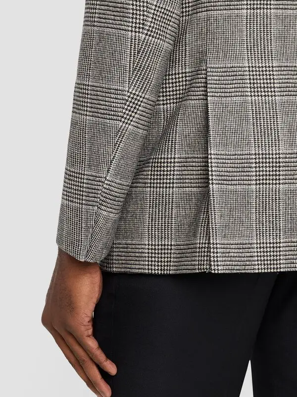 Giorgio Armani Glen Check Wool-cashmere Sport Jacket