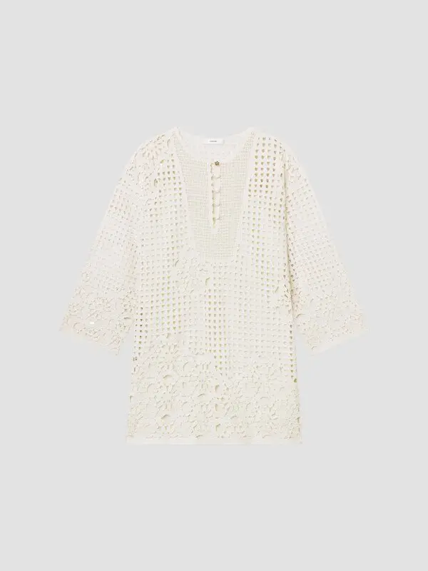 FRAME The Postcard Cotton Tunic Dress