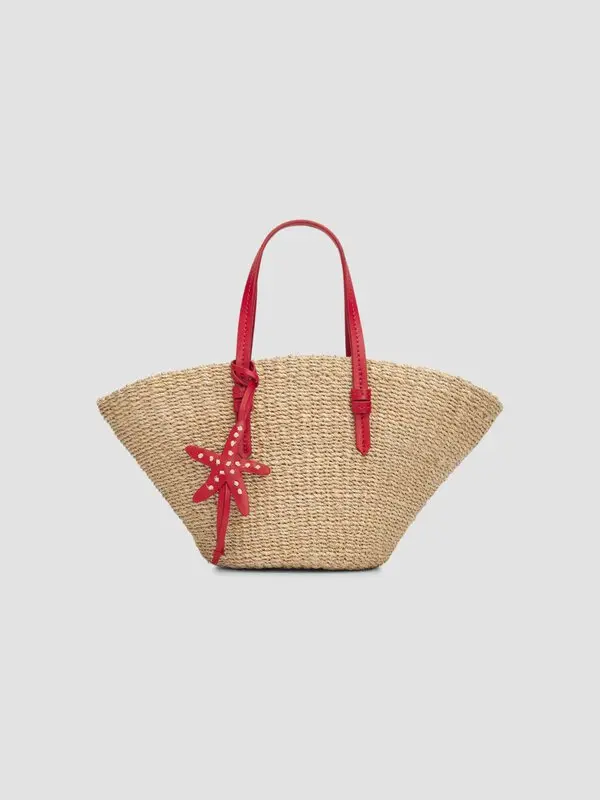 Poolside The East West Mini Tote Bag - Tomato