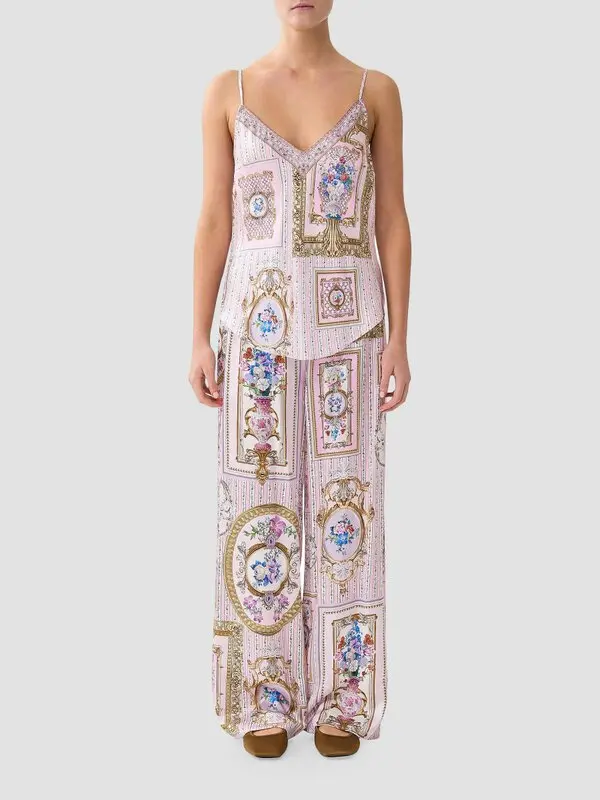 Camilla V-neck Silk Cami