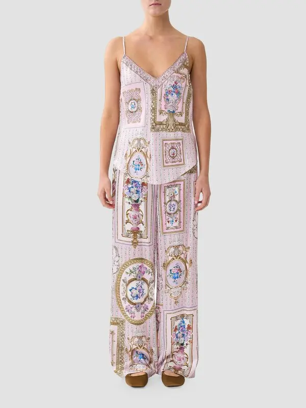 Camilla V-neck Silk Cami