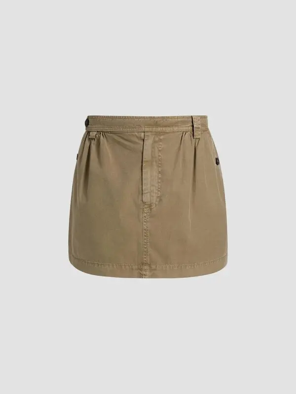FRAME The Utility Cotton Miniskirt