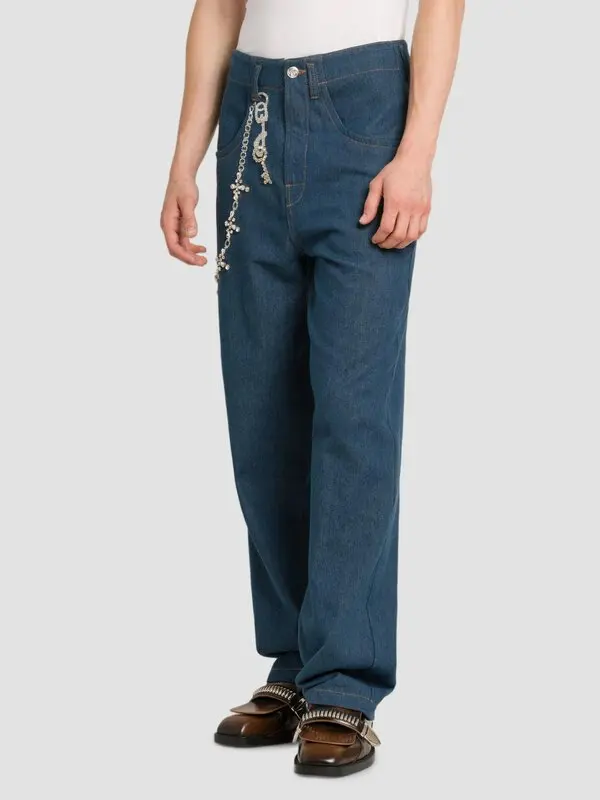 BLUEMARBLE Relaxed Trompe L'oeil Jeans
