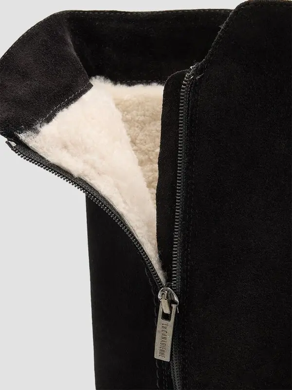 La Canadienne Dimitri Suede & Shearling Knee-high Boots