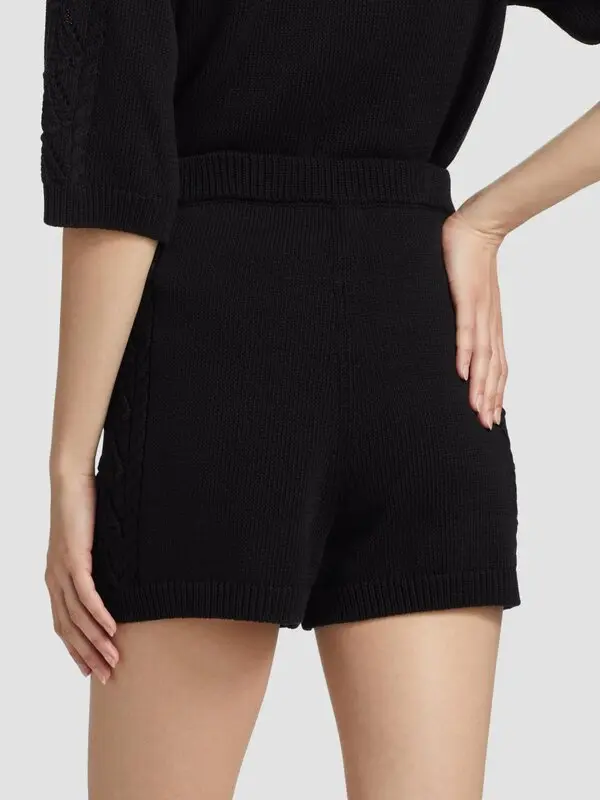 Loulou De Saison Andel Knitted Shorts