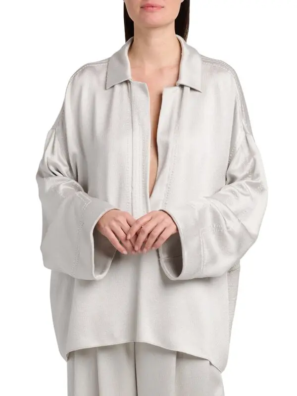 Giorgio Armani Textured Tunic Shirt
