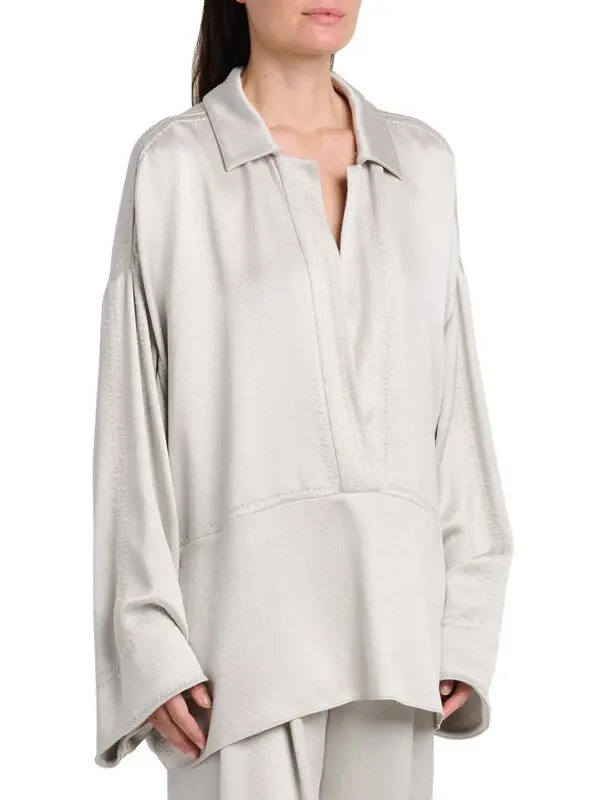 Giorgio Armani Textured Tunic Shirt