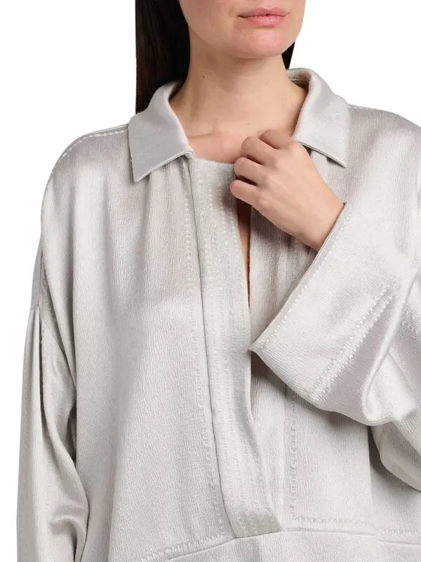 Giorgio Armani Textured Tunic Shirt