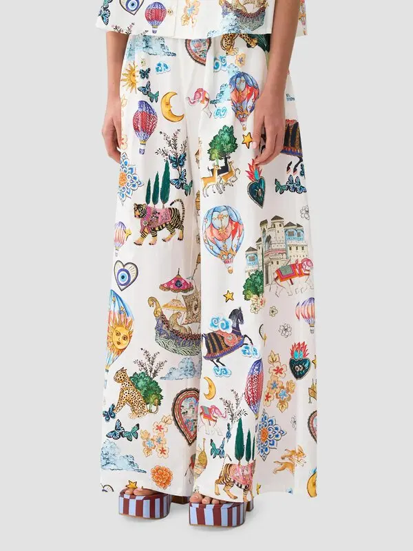 Camilla Kapadokya Kitsch Tuck Front Pants