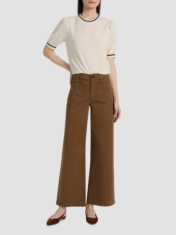 FRAME Le Slim Palazzo Harbor Pocket Jeans
