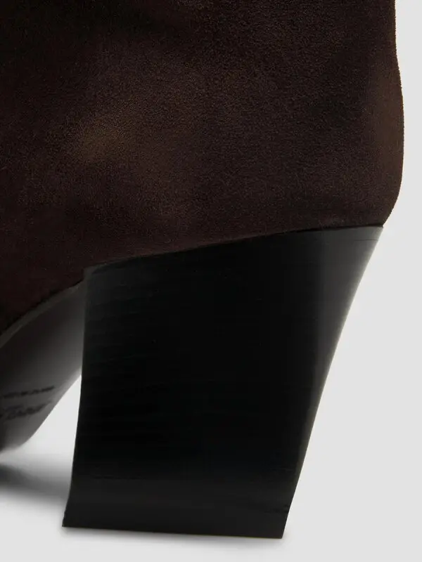JIMMY CHOO Hart 60mm Suede Knee Boots