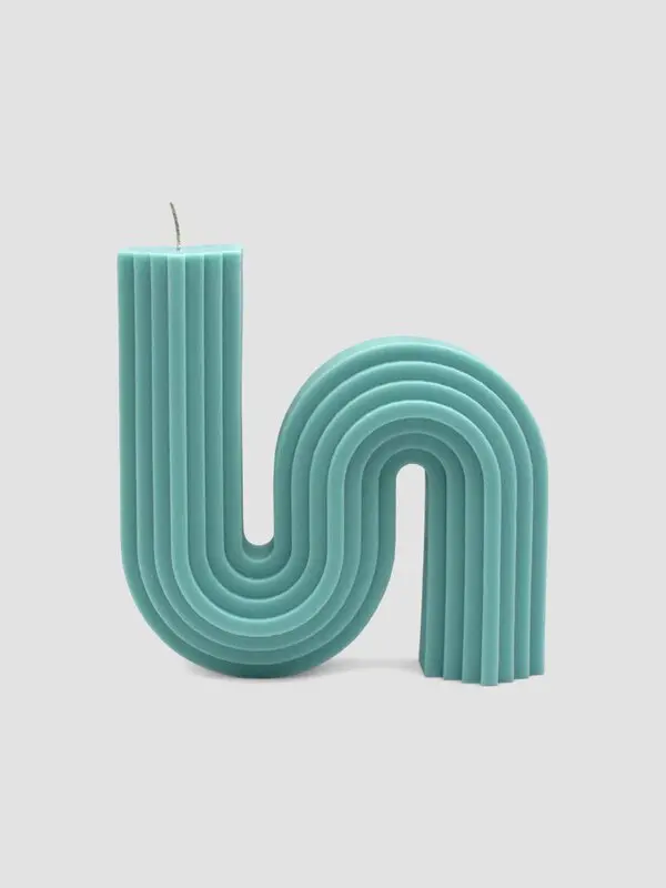 DAVIE OCHO CANDLE CO 70s Glow Candle - Teal