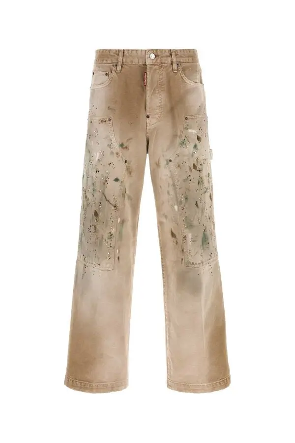 Dsquared2 Beige Denim Jeans