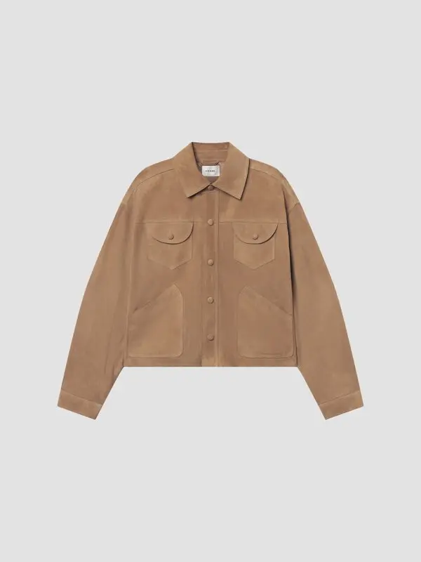 FRAME The Suede Utility Jacket