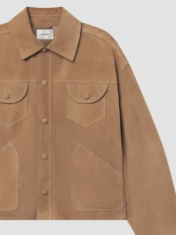 FRAME The Suede Utility Jacket