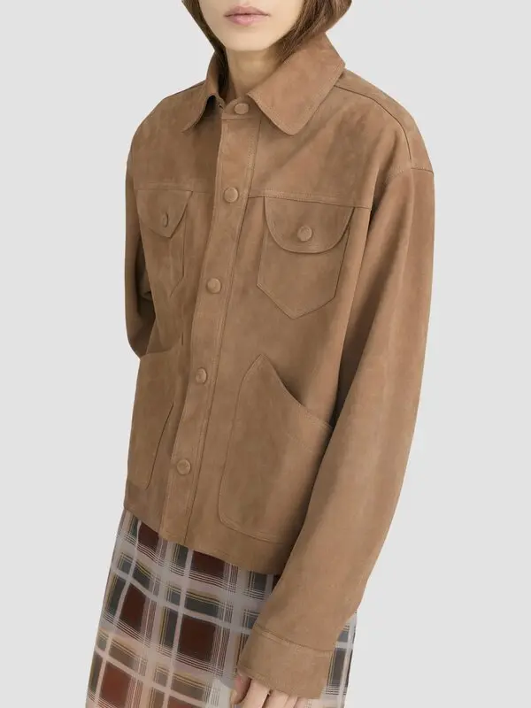 FRAME The Suede Utility Jacket