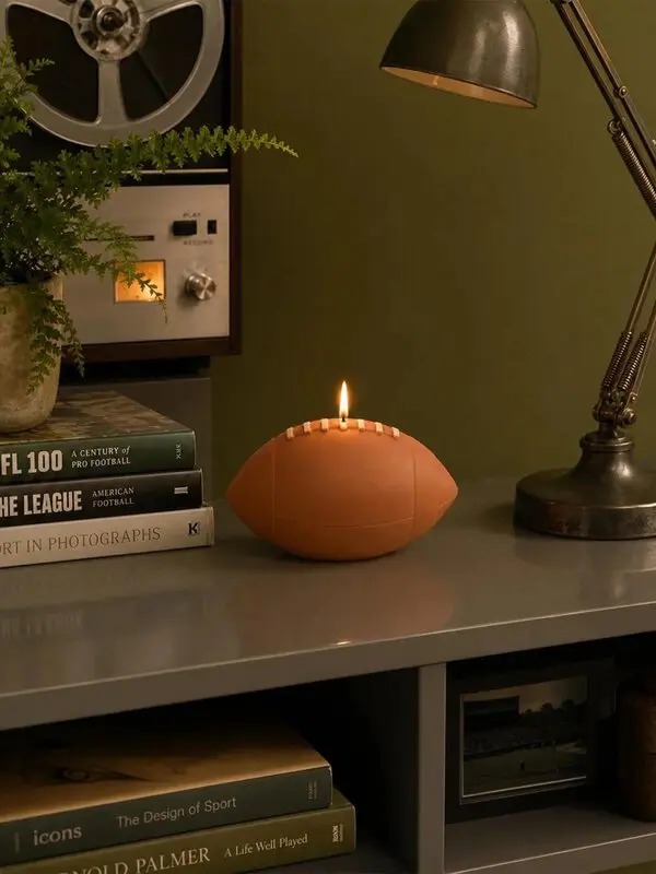 DAVIE OCHO CANDLE CO Touchdown Football Candle