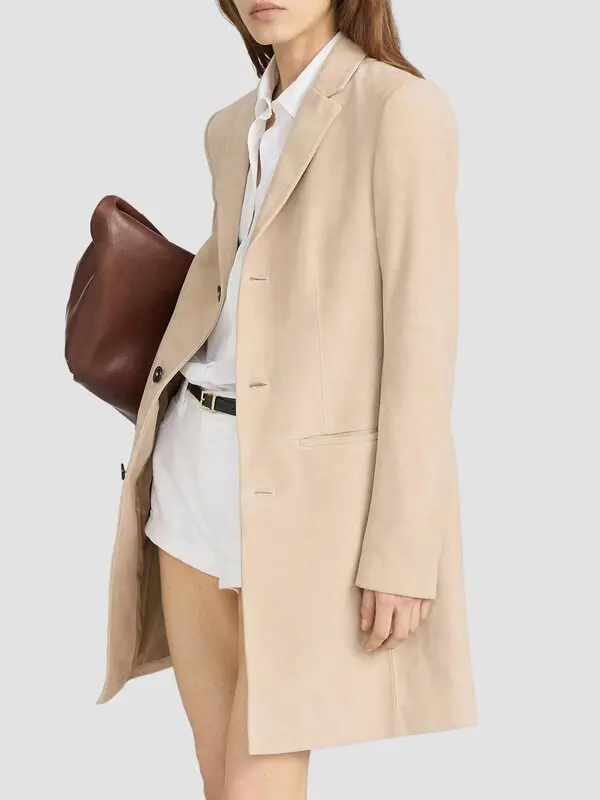 FRAME The Sleek Suede Jacket
