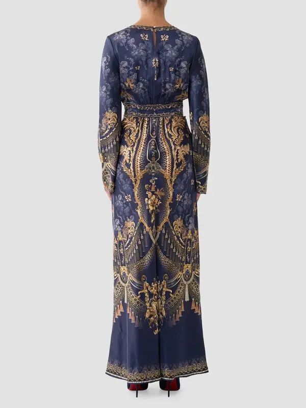 Camilla Printed Column Maxi Dress