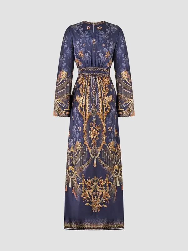 Camilla Printed Column Maxi Dress