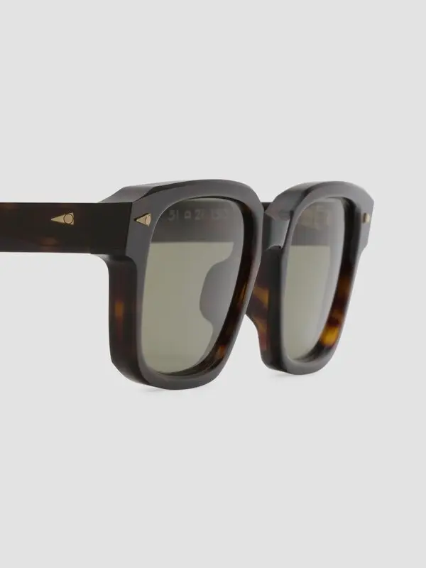 AHLEM Rive Gauche 51mm Square Sunglasses - Dark Turtle