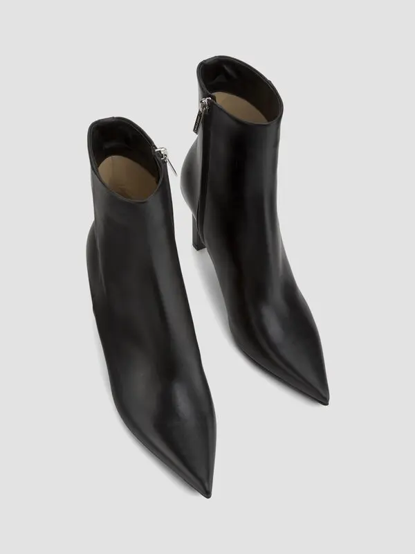 JIMMY CHOO Frankie 85mm Leather Ankle Boots