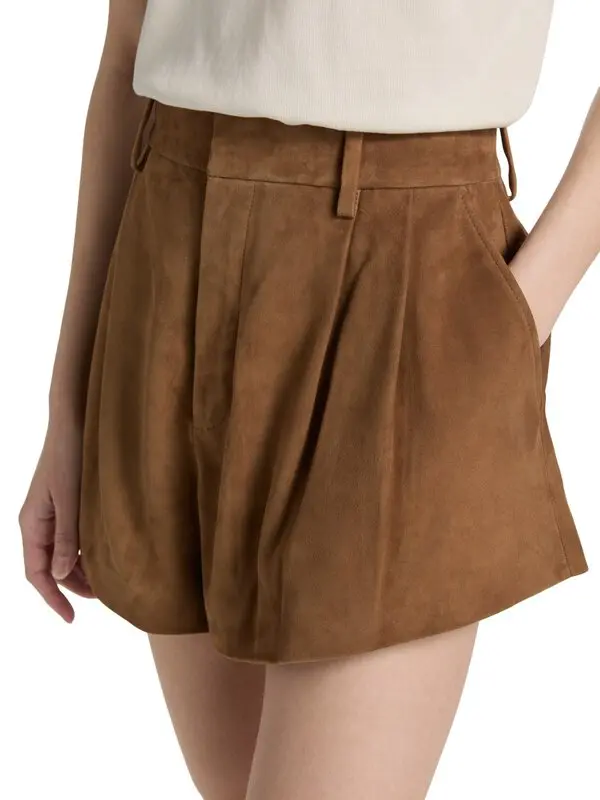 FRAME The Suede Utility Shorts