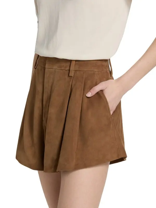 FRAME The Suede Utility Shorts