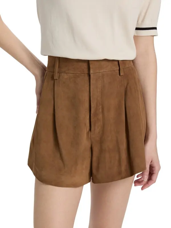 FRAME The Suede Utility Shorts