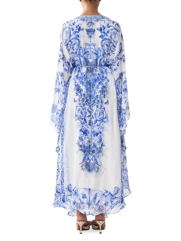 Camilla Silk Long Caftan