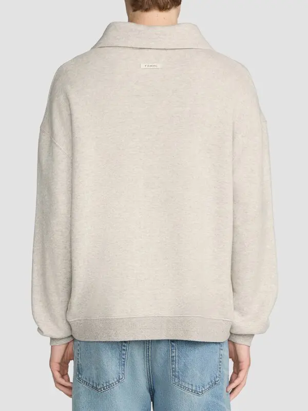 FRAME Relaxed Quarter-zip Sweatshirt