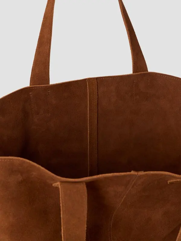 Akris Ai Suede Tote Bag