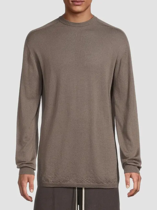 Rick Owens Maglia Oversized Wool Sweater