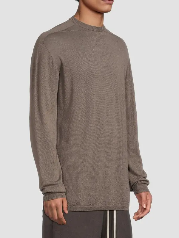 Rick Owens Maglia Oversized Wool Sweater