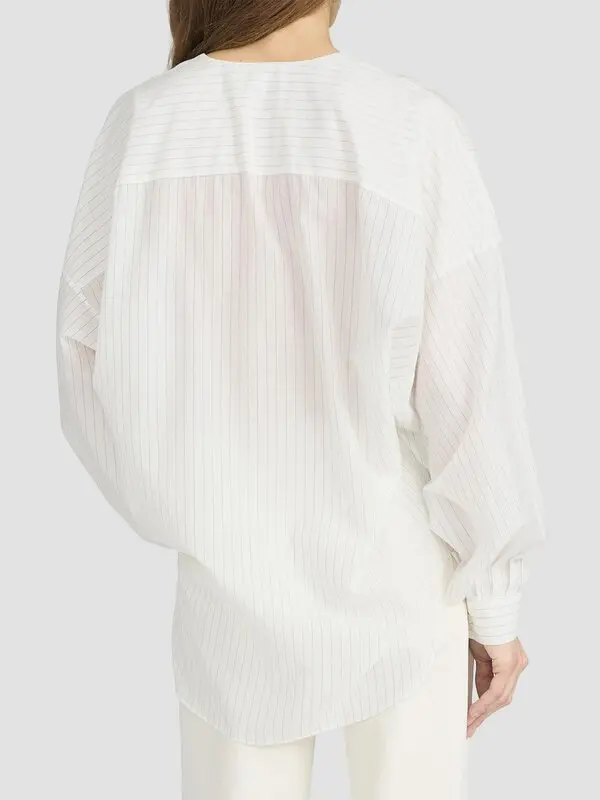 FRAME The Gallery Cotton-silk Shirt