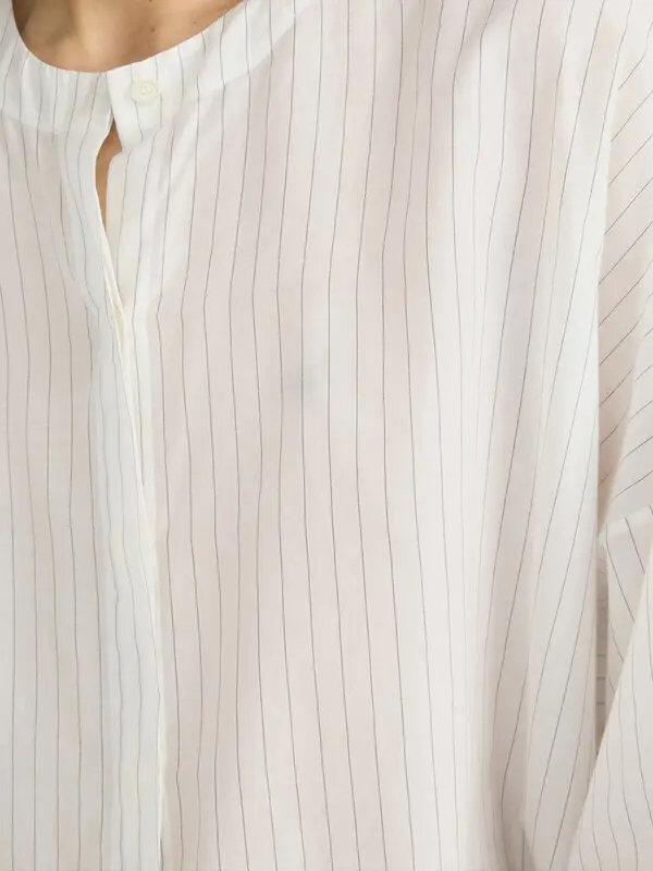 FRAME The Gallery Cotton-silk Shirt
