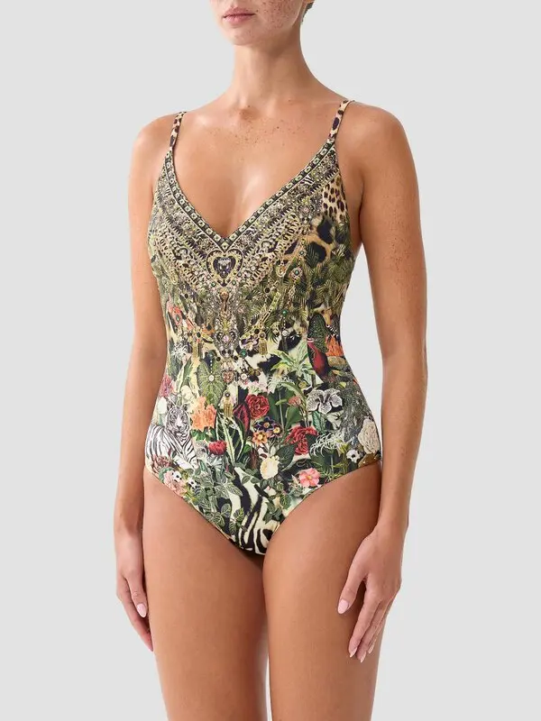 Camilla Printed Underwire One-piece Swimsuit