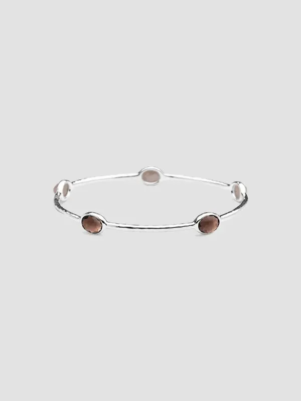 Ippolita Rock Candy Sterling Silver & Smoky Bangle