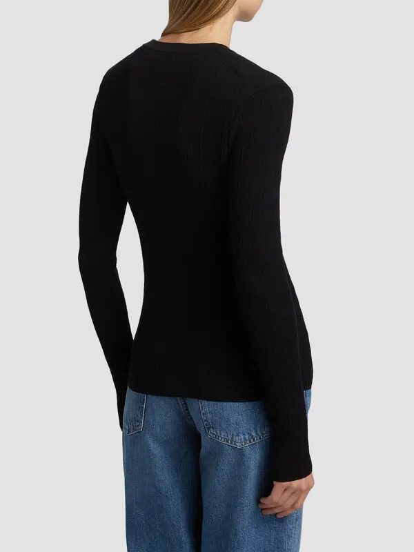 A.L.C. Fisher Cotton-blend Button-front Cardigan - Black
