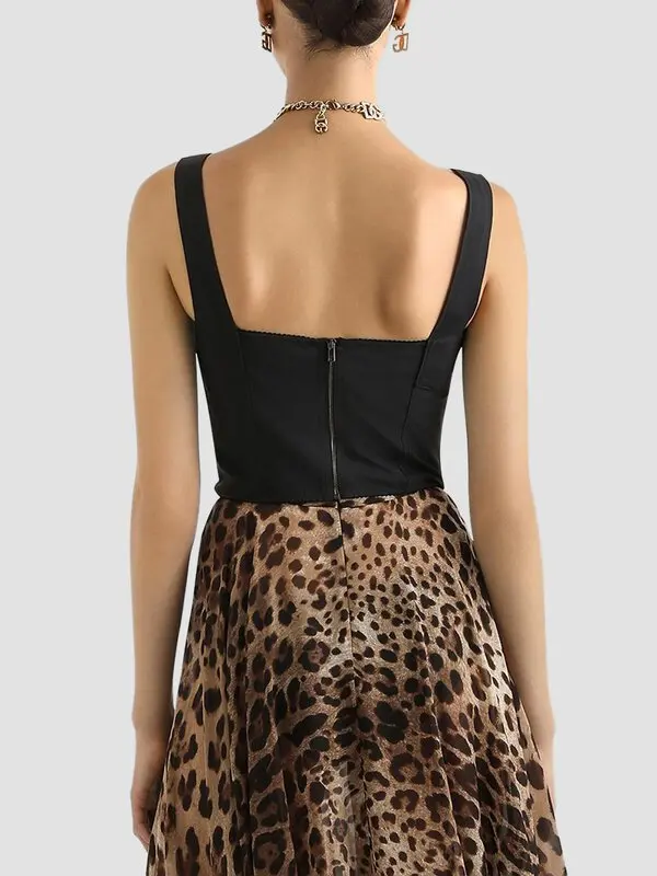 Dolce & Gabbana Lace Crop Bustier Top