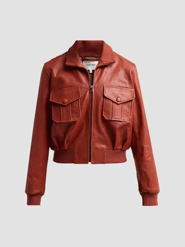FRAME The Ace Leather Jacket