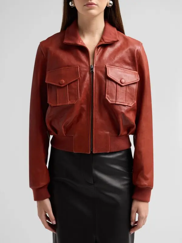 FRAME The Ace Leather Jacket