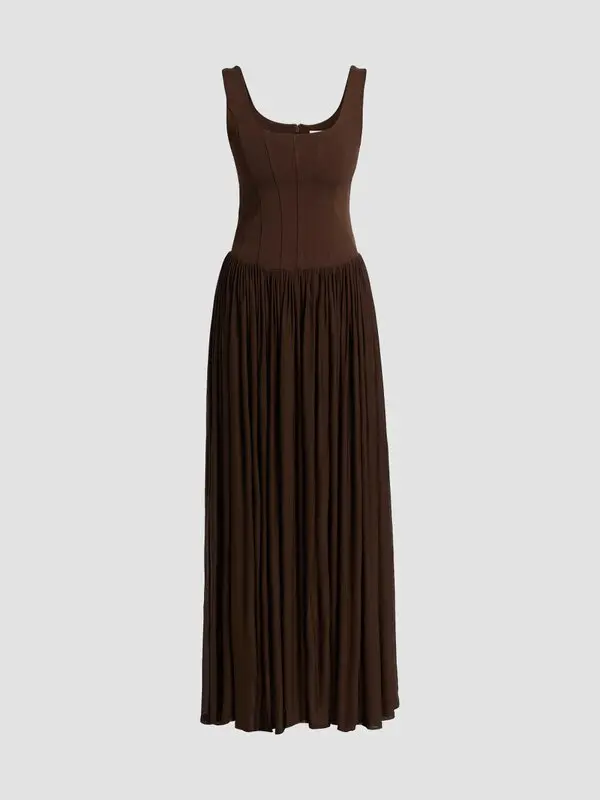 Simkhai Jamie Scoopneck Maxi Dress
