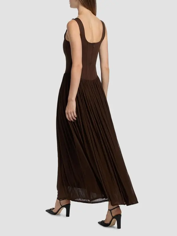 Simkhai Jamie Scoopneck Maxi Dress