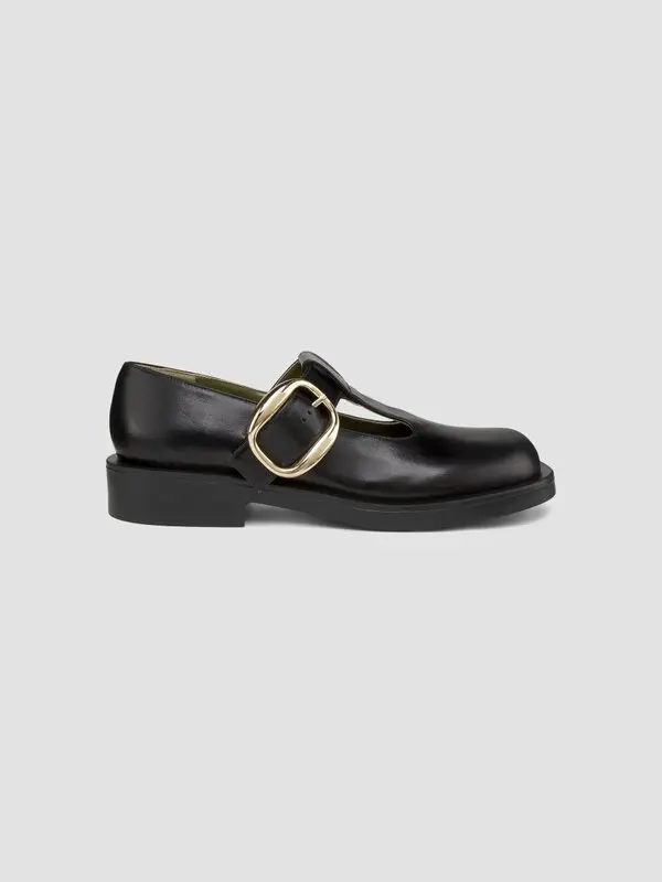 MARIA LUCA Nora Leather Mary Janes - Black