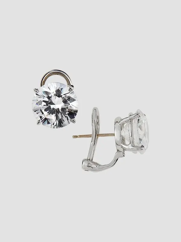 FANTASIA BY DESERIO Sterling Silver & 10.00 Tcw Cubic Zirconia Stud Earrings